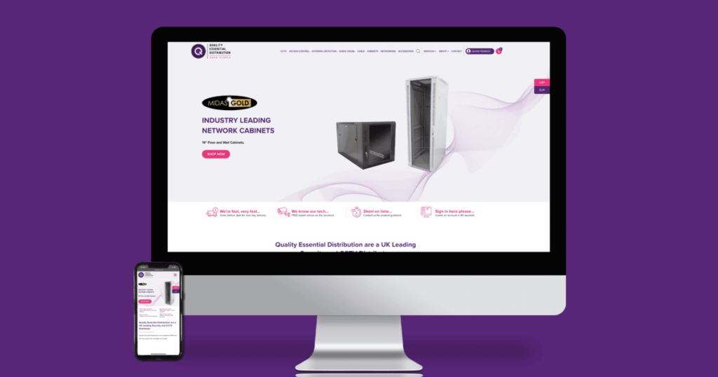 QED launches a New Website and Dedicated Customer Portal